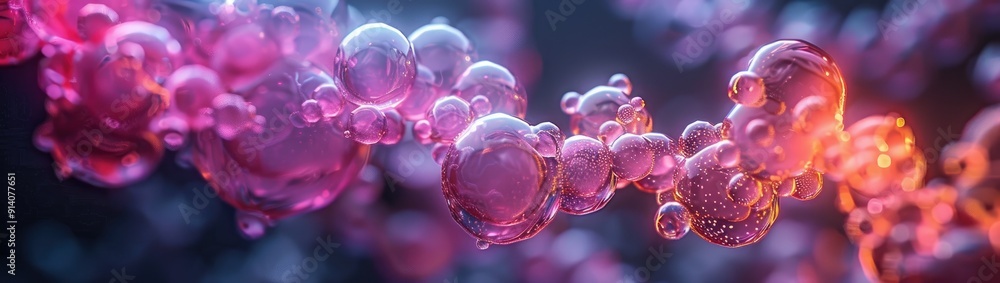 Visualizing the van der Waals structure of tripeptide molecule in a 3D ...