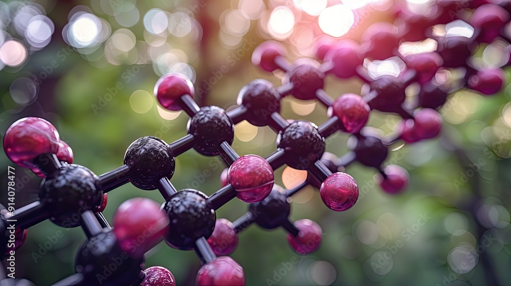 Visualizing the van der Waals structure of tripeptide molecule in a 3D ...