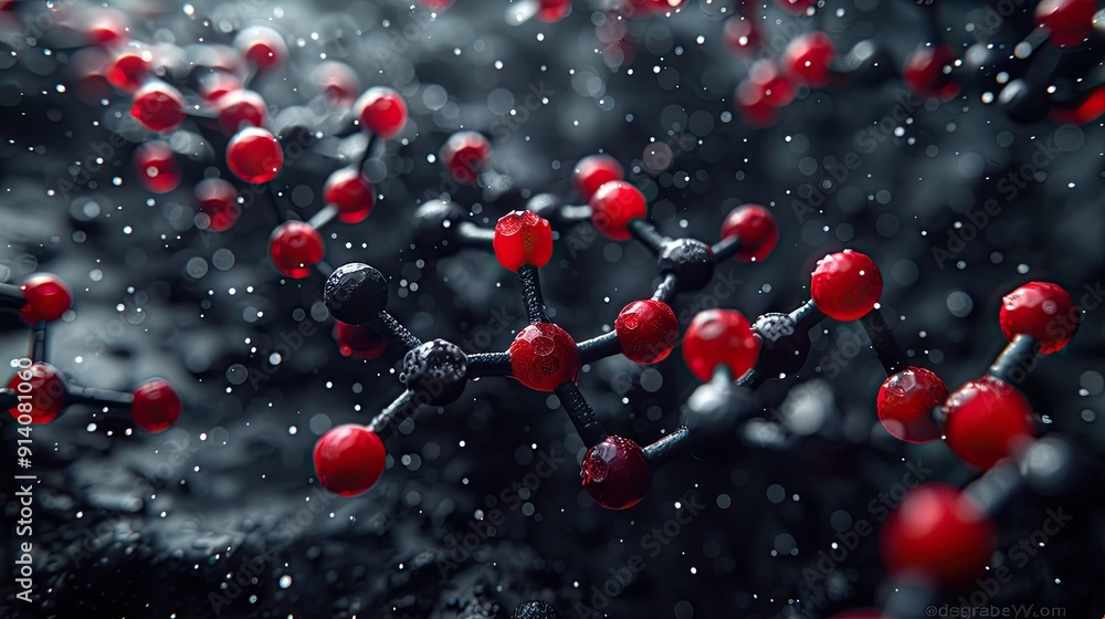 Visualizing the van der Waals structure of tripeptide molecule in a 3D ...