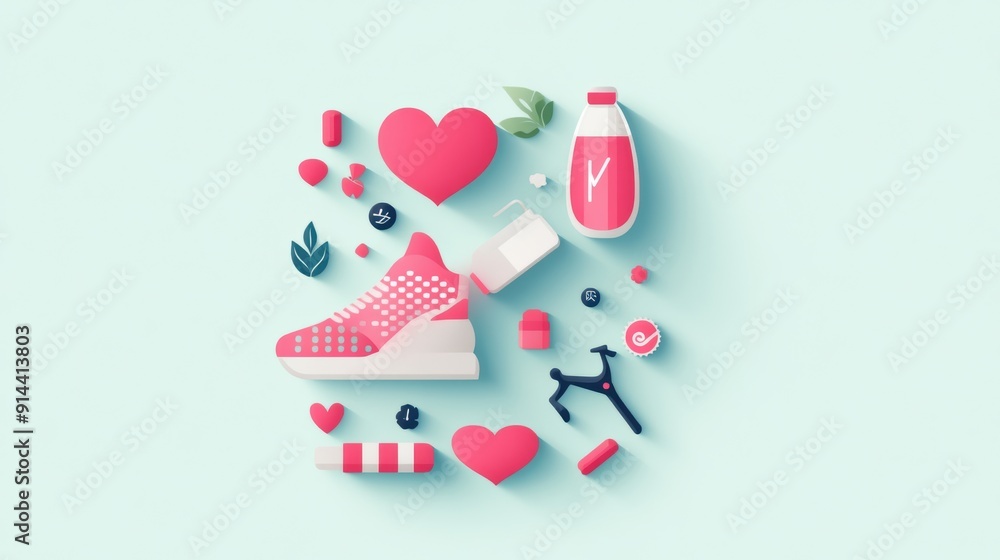 Simple infographic outlining the benefits of regular exercise, using ...