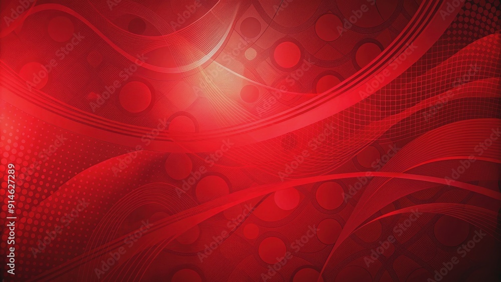Red concept wallpaper background with abstract shapes and patterns ...