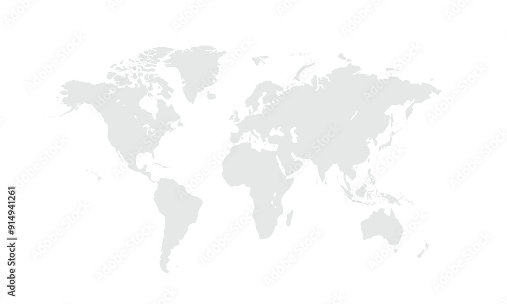 World map Grayscale,isolated on white background for website layouts ...