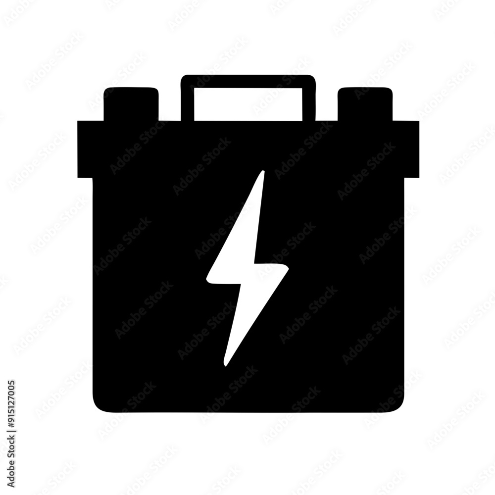 เวกเตอร์ Stock EV car battery electric vehicle power technology ...
