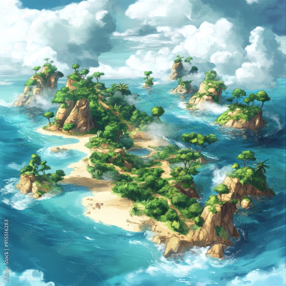 Mysterious Anime-Style Adventure Archipelago with Untold Stories Hidden ...