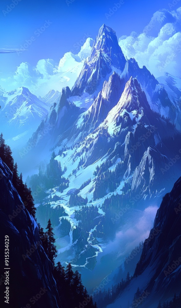 Adventure Peak - An Animated Mountain Range with Hidden Trails and ...