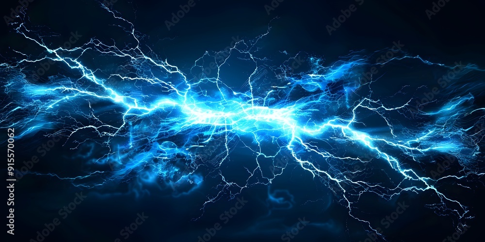 Blue Electricity, High-Quality Blue Lightning PNG for Graphic Design ...
