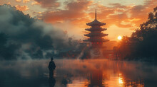 Traveling Samurai Walking Free Stock Photo - Public Domain Pictures