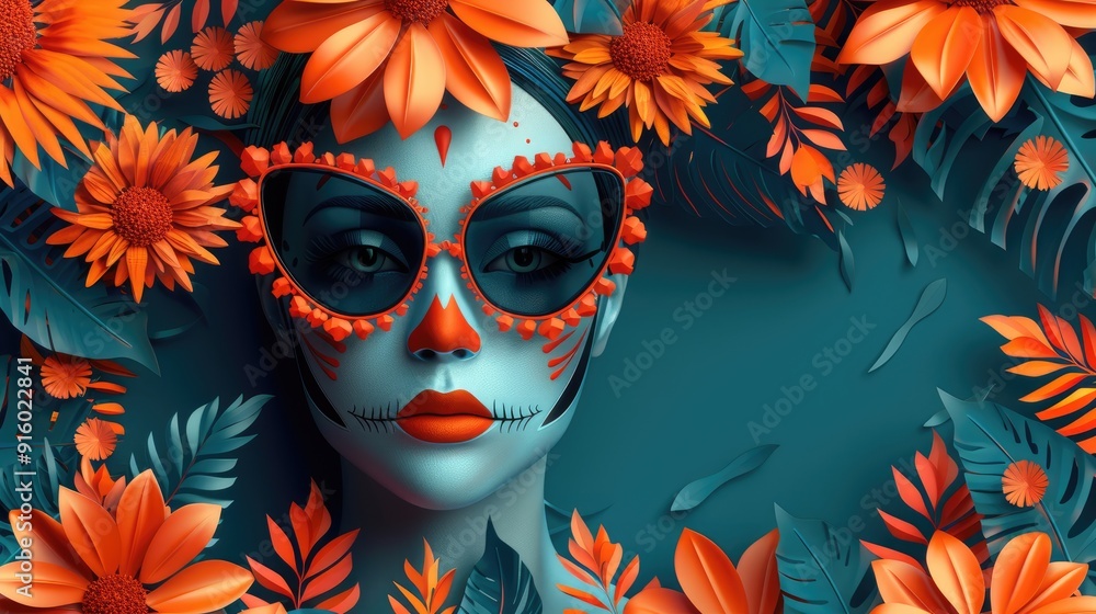 Celebrating the dead: happy Dia de los Muertos, honoring and ...