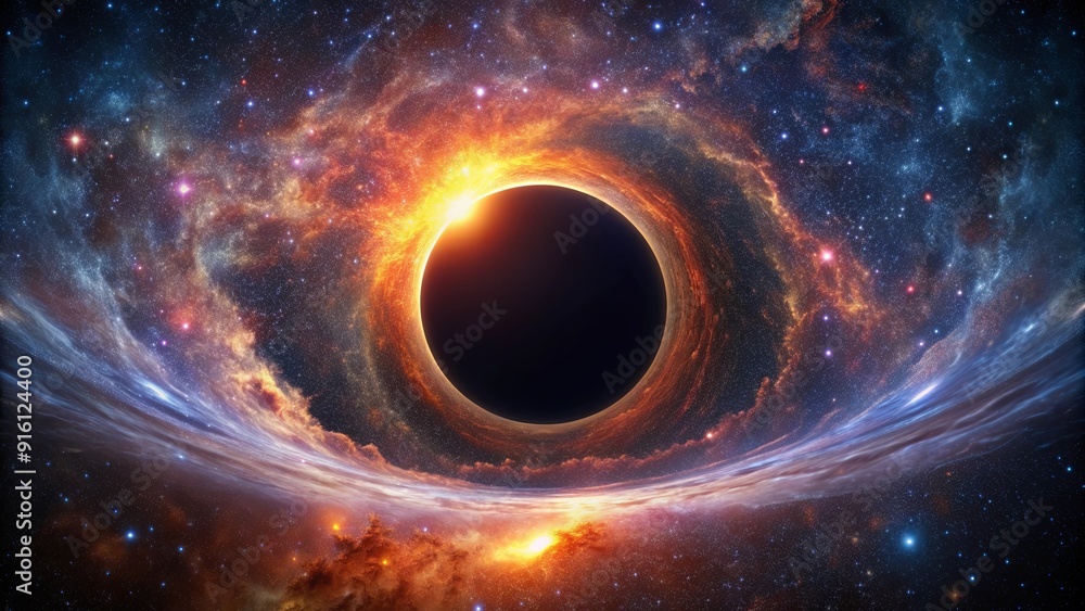 Realistic of a black hole in 8k resolution, perfect for space wallpaper ...