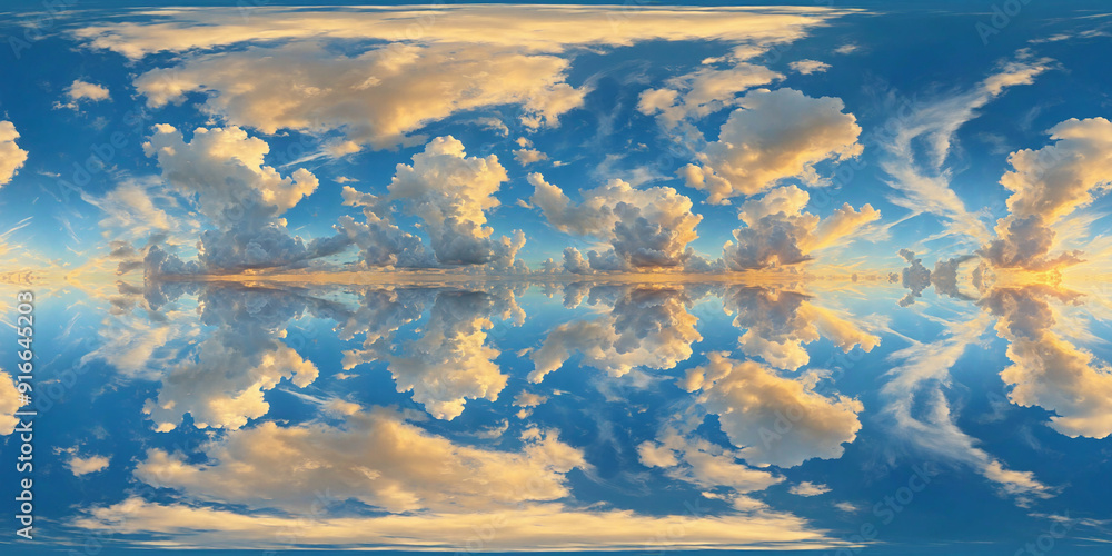 HDRI Just Sky Equirectangular Panorama 21 Stock Illustration | Adobe Stock