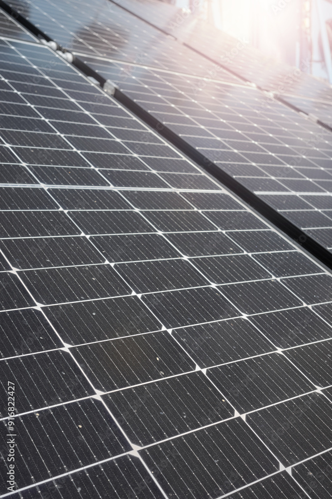 PVT panel, it consists of solar cells (PV) that convert sunlight into ...