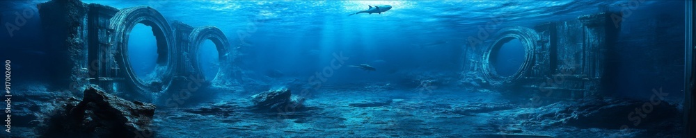 Mythical Atlantis Reimagined: The Fabled Sunken City with Ancient ...