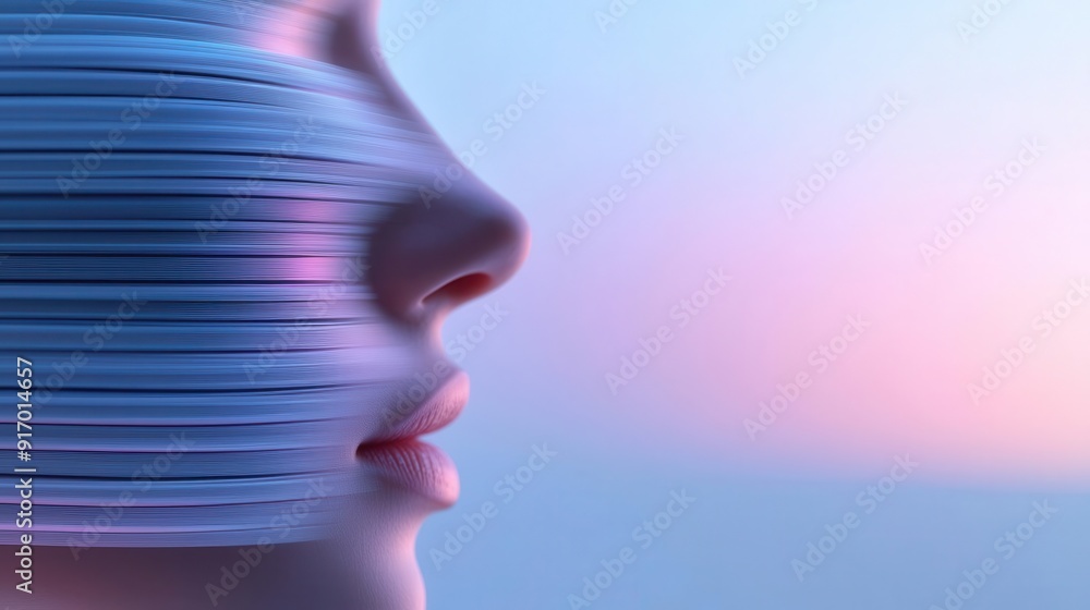 Form data being processed by machine learning algorithm side view ...