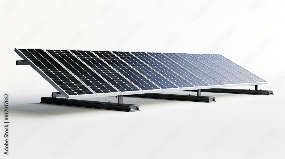 solar panels, artistic but realistic product view, no homes, just to be ...