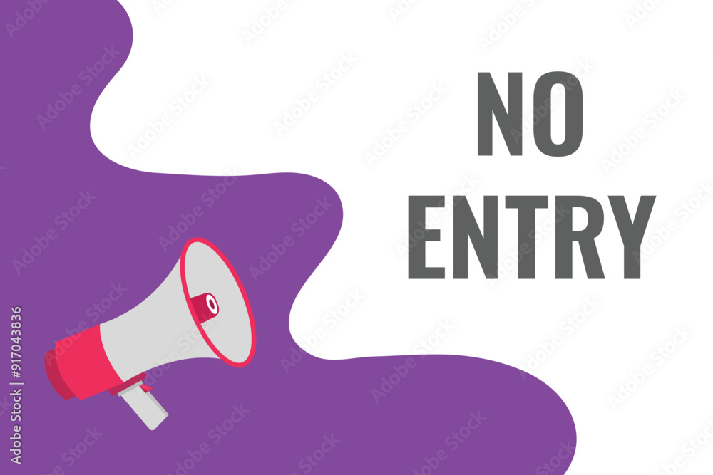 Vector de Stock no entry button, banner, label, template for website ...