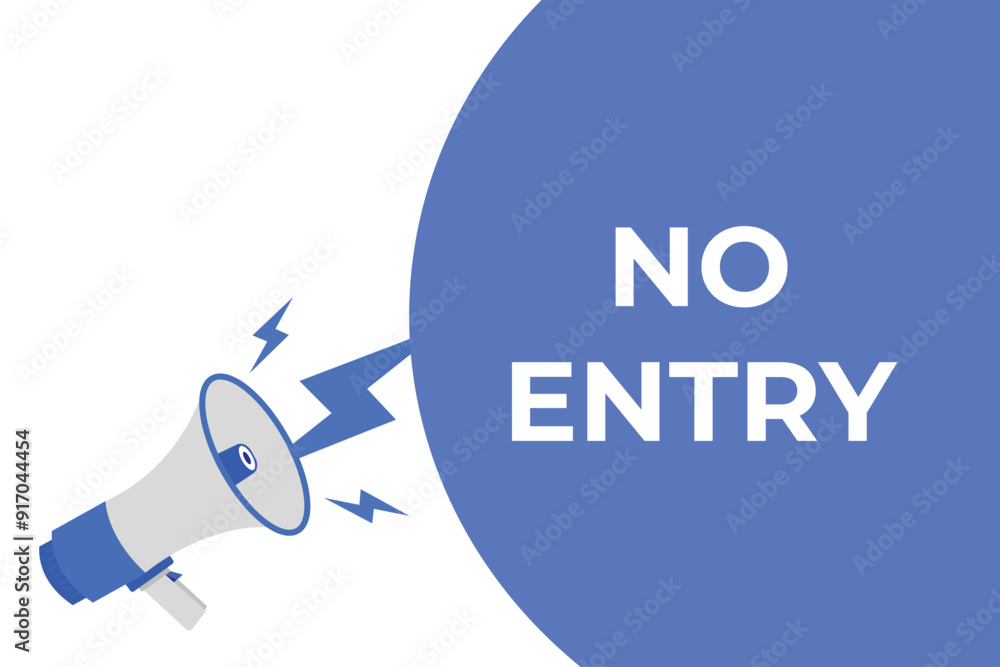 Vector de Stock no entry button, banner, label, template for website ...