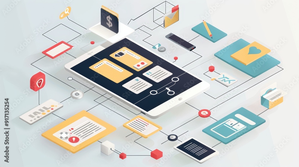 Design an infographic that explains the user experience design process. What steps and ...