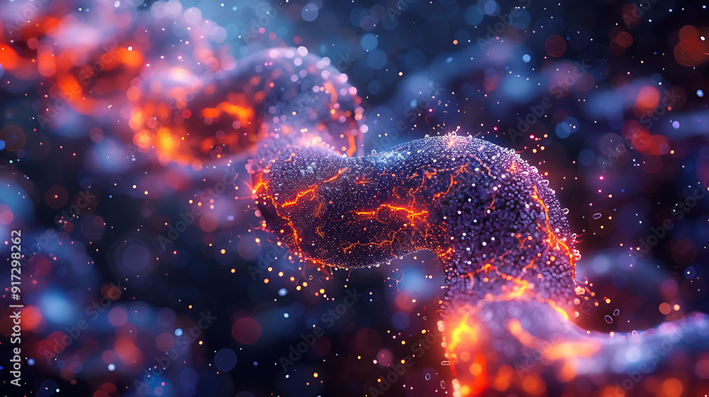Detailed diagram of chromatin interacting muscle fiber highlighting ...