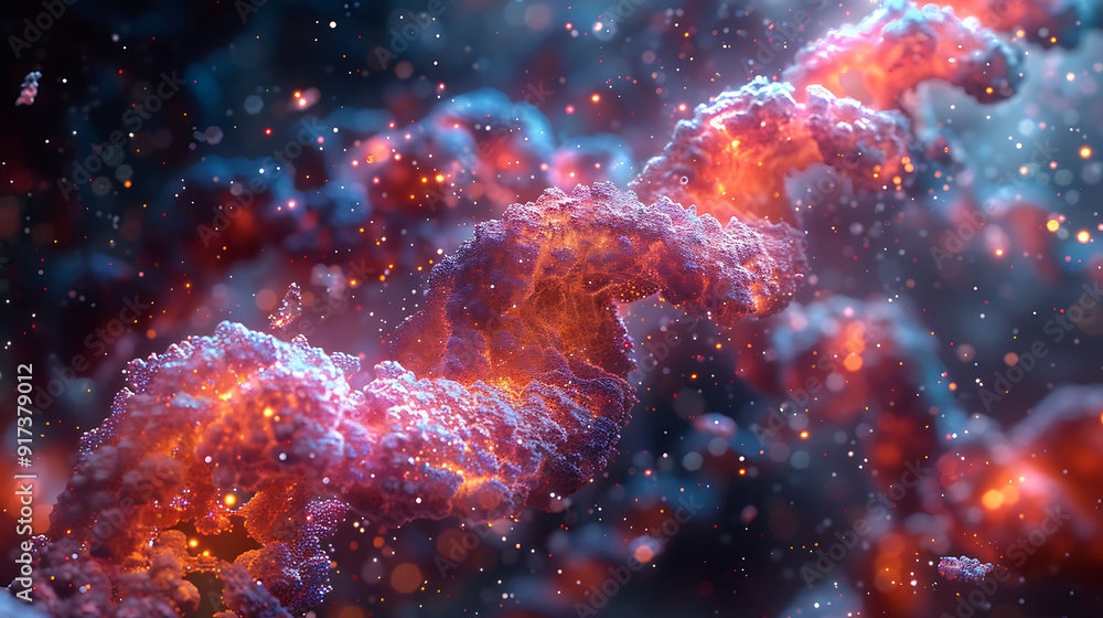 Visual representation of chromatin entanglement muscle fiber showcasing ...