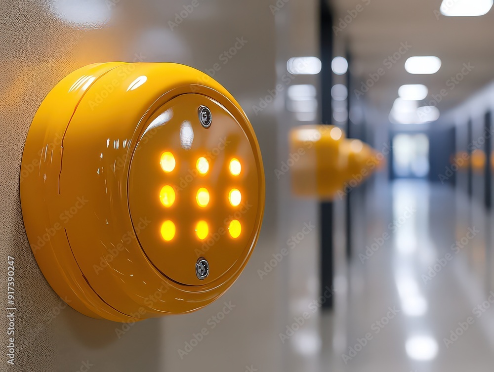 visual aimed at educating people about fire alarms, including their ...