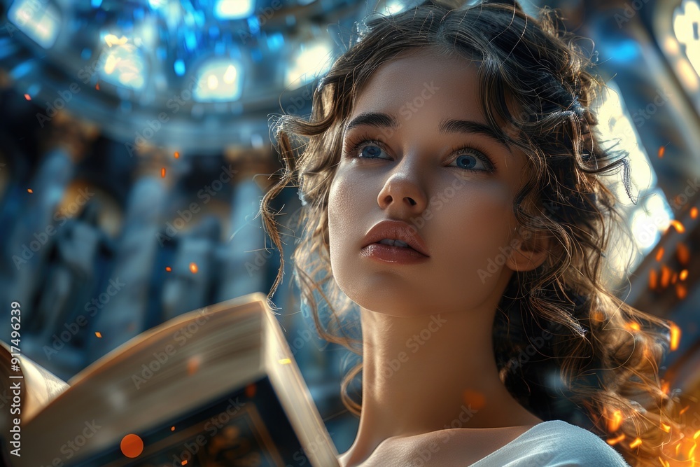 Goddess of wisdom: Athene, known as Pallas, worshipped in ancient Greek ...
