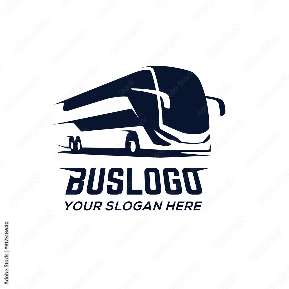 logo bus vector modern transportation Stock Vector | Adobe Stock
