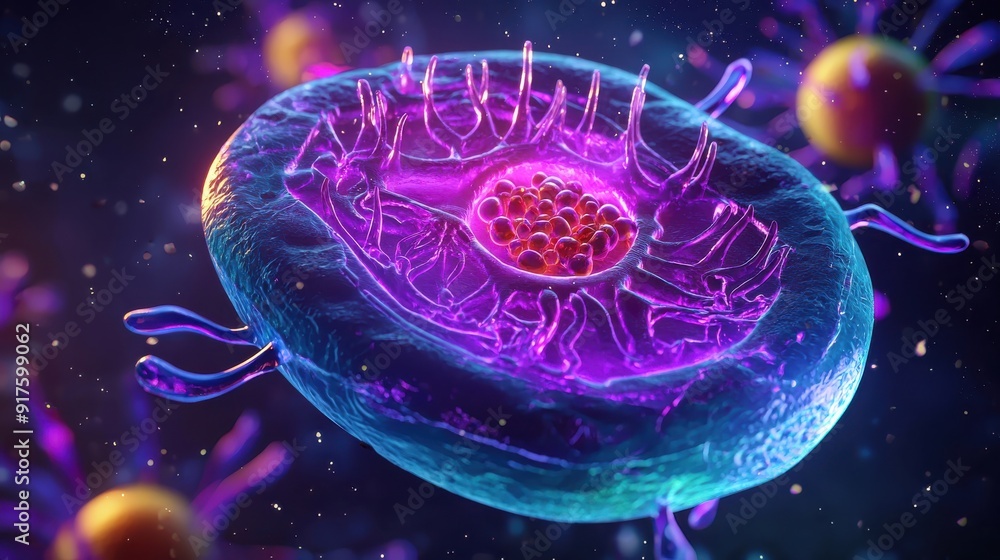 Components of Eukaryotic cell, nucleus and organelles and plasma ...