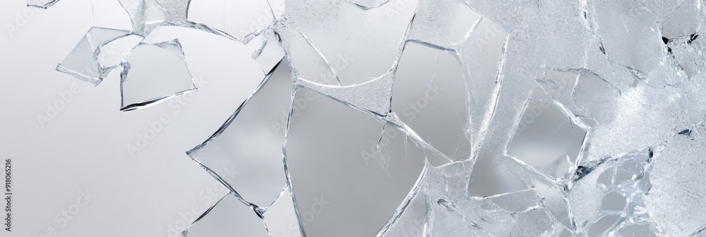 Shattered Glass Texture: A Transparent PNG Illustration Capturing the ...