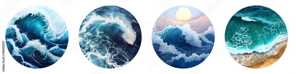 Tides clipart collection, symbol, logos, icons isolated on transparent ...