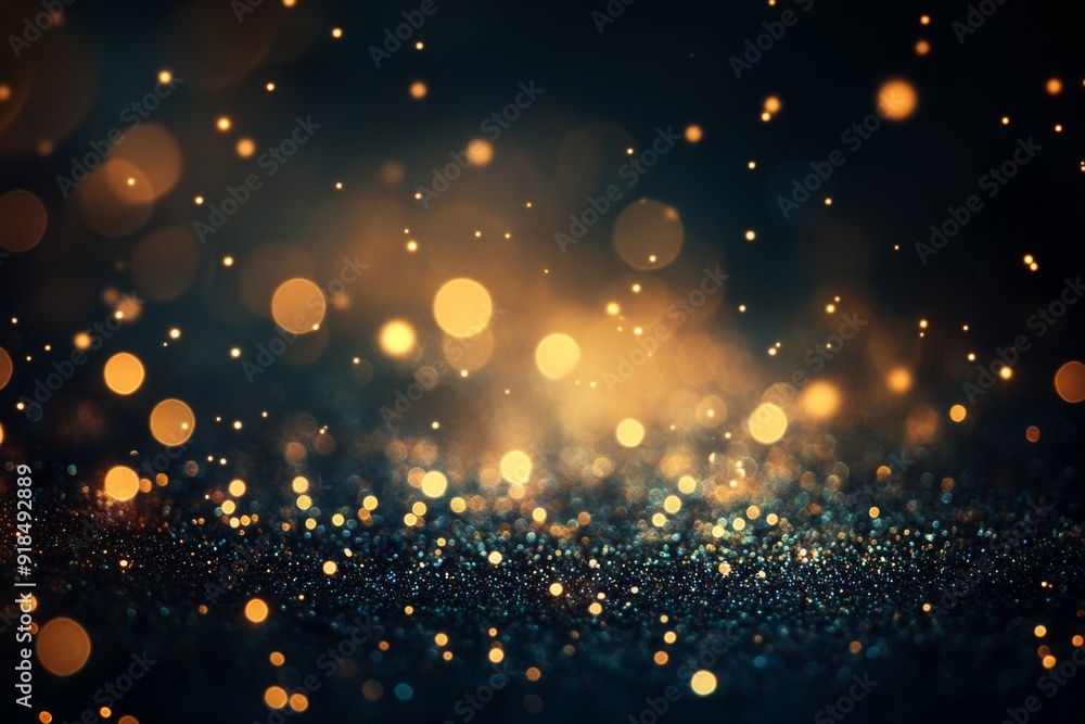 Radiant Abstract Brilliance: A Luminous Glittering Background of ...