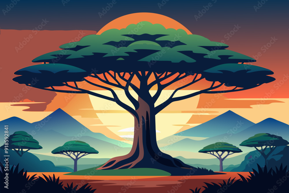 Arbol de Samu U Vector Illustration | Logo Icons, Line Art, SVG Design ...