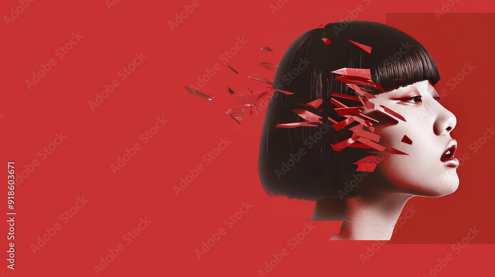 Avant garde art unique color palettes and intriguing shapes for ...