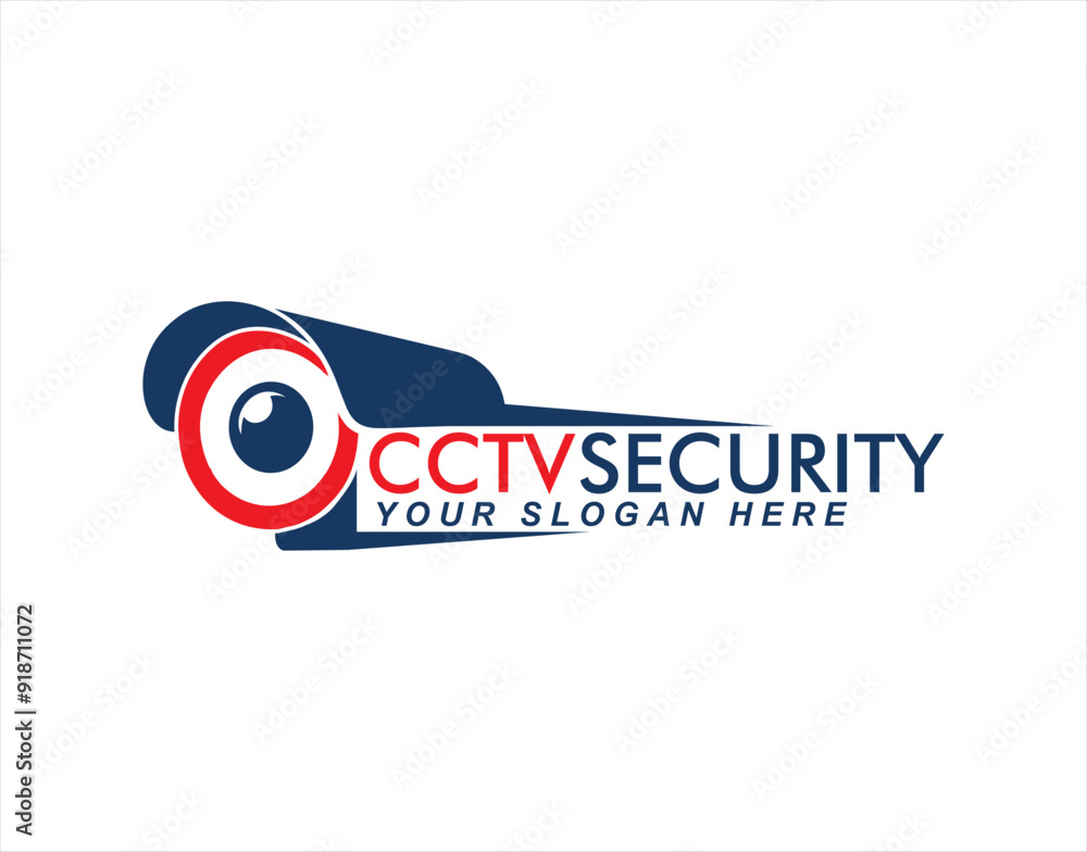 cctv spy camera logo icon symbol emblem modern template vector ...