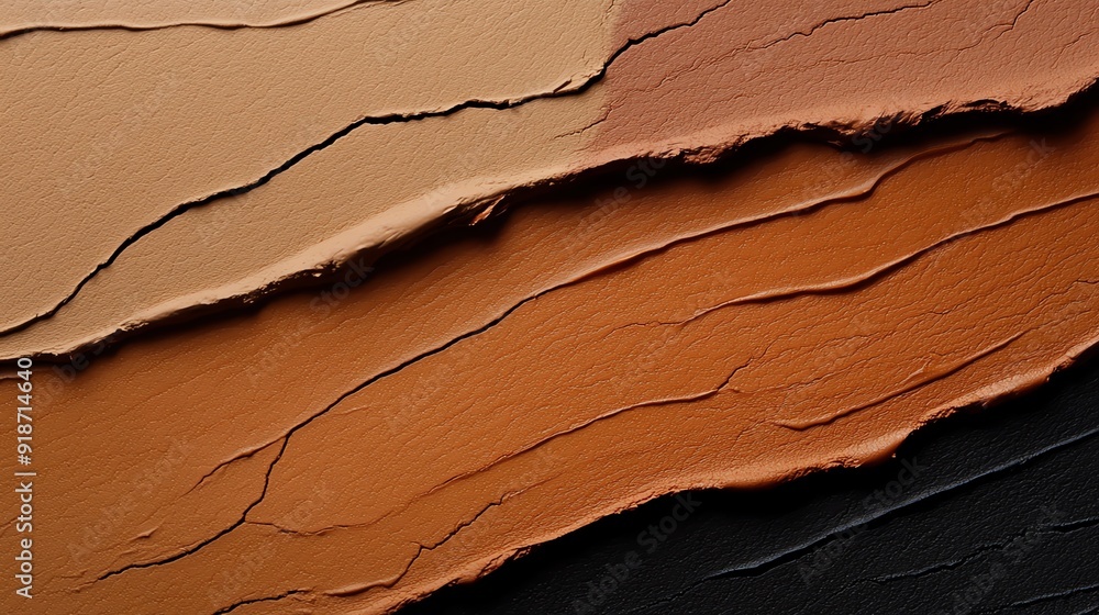 Ilustración de Stock Detailed view of a mole on the skin, showing the ...