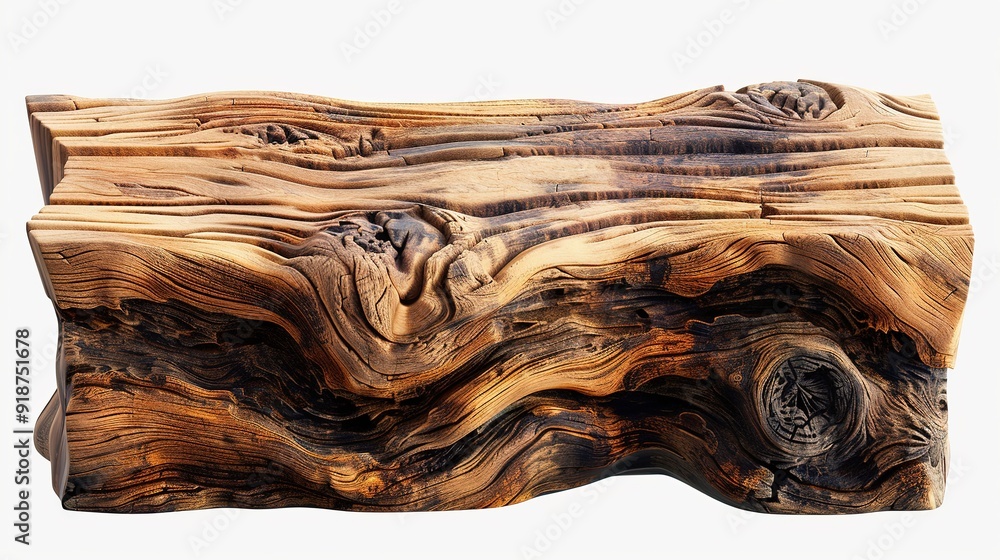 Elegant Wood Element on Transparent Background for Graphic Designers ...