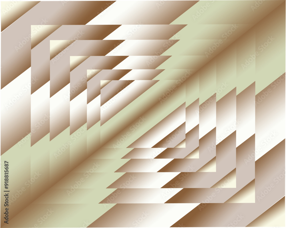 compositions of lines and geometric shapes with colorful gradations as ...