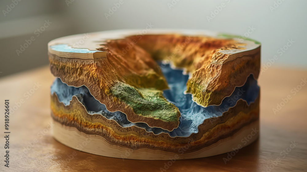 Layers of the Earth: Cross-sectional images of the Earth's layers ...
