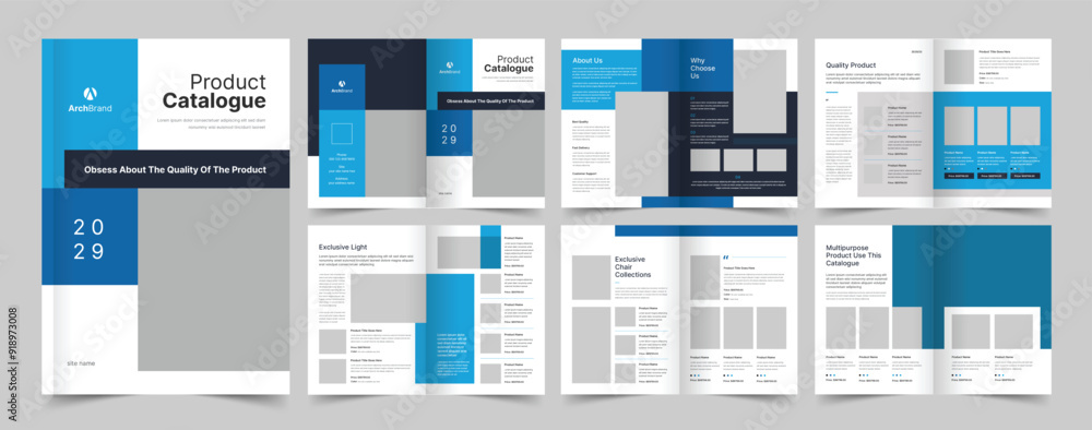 Multipurpose Product Catalog Design, Magazine Design, Minimalist ...