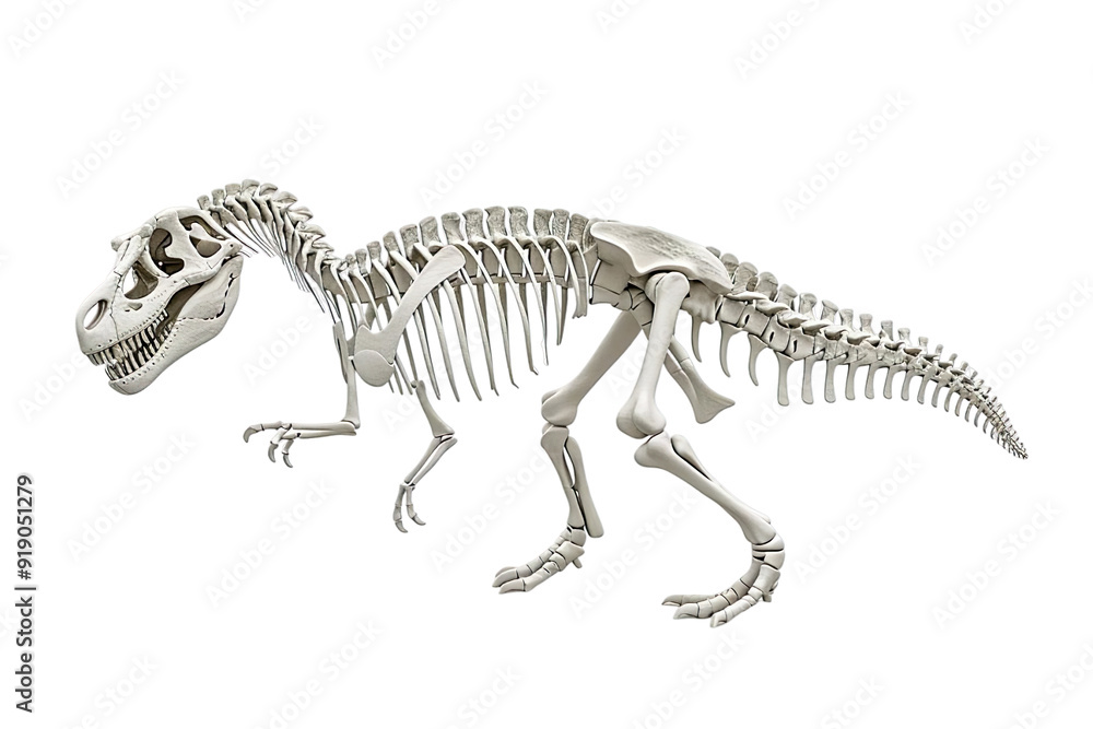 3d render of Iguanodon skeleton Isolated on transparent background ...