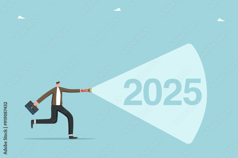 Strategic planning of actions in the new 2025, setting business goals ...