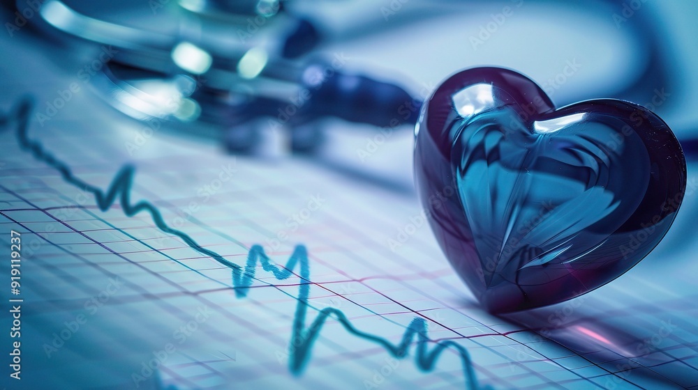 Medical Illustration of Arrhythmia: Complex Heart Rhythm Disorder ...