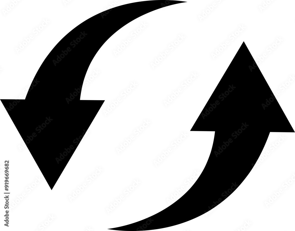 Circular arrows. Recycle and Ecology Icons. Reuse and Refuse Concept ...