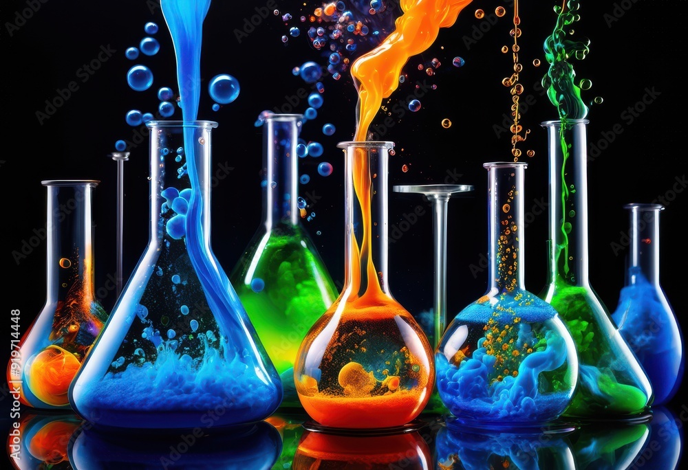 detailed exploration intricate elements active chemical reactions their visual representations ...