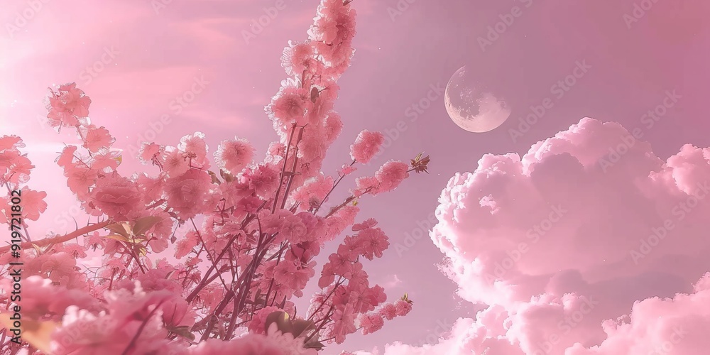 pink aesthetic wallpaper lock screen Stock Illustration | Adobe Stock