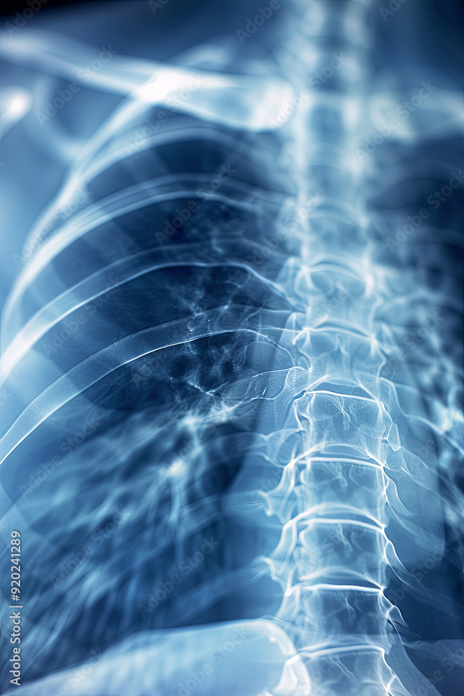 Chest X-ray, ribs, lungs, medical radiography Stock Photo | Adobe Stock