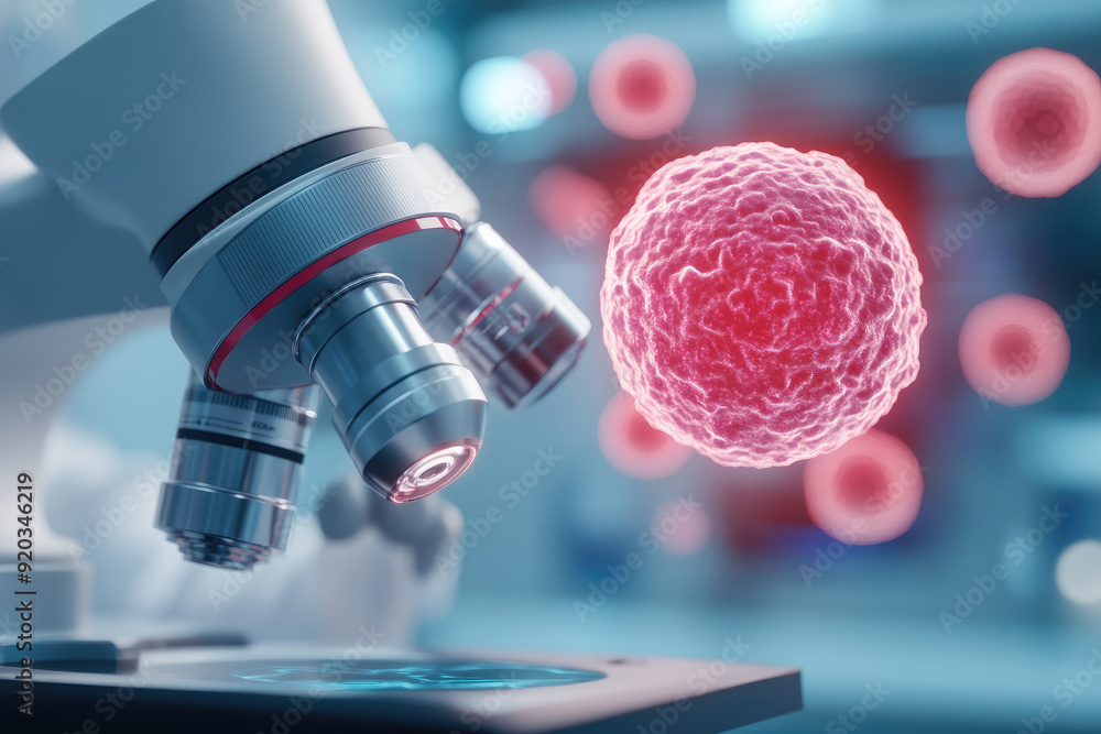 Explore virtual cell analysis through innovative hologram technology in a state-of-the-art ...