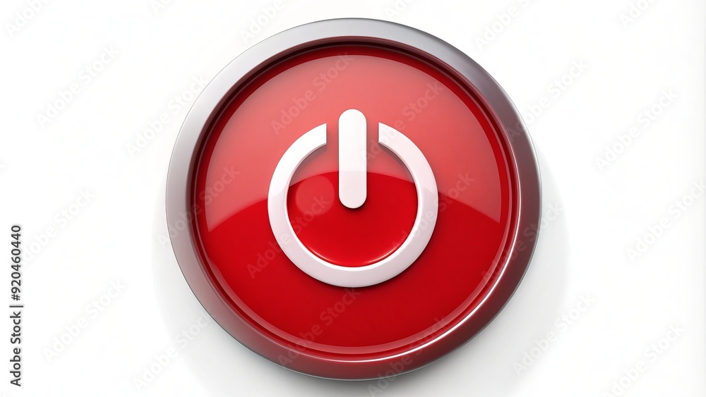 A red circle with a vertical white line in the center, indicating the ...
