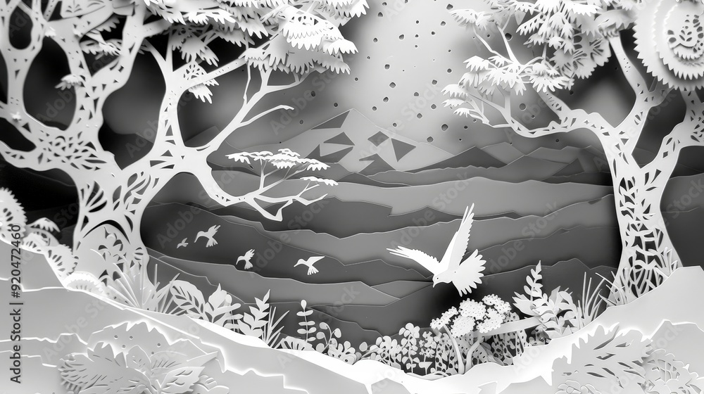Explore the art of paper cutting, or scherenschnitte. How do artists ...