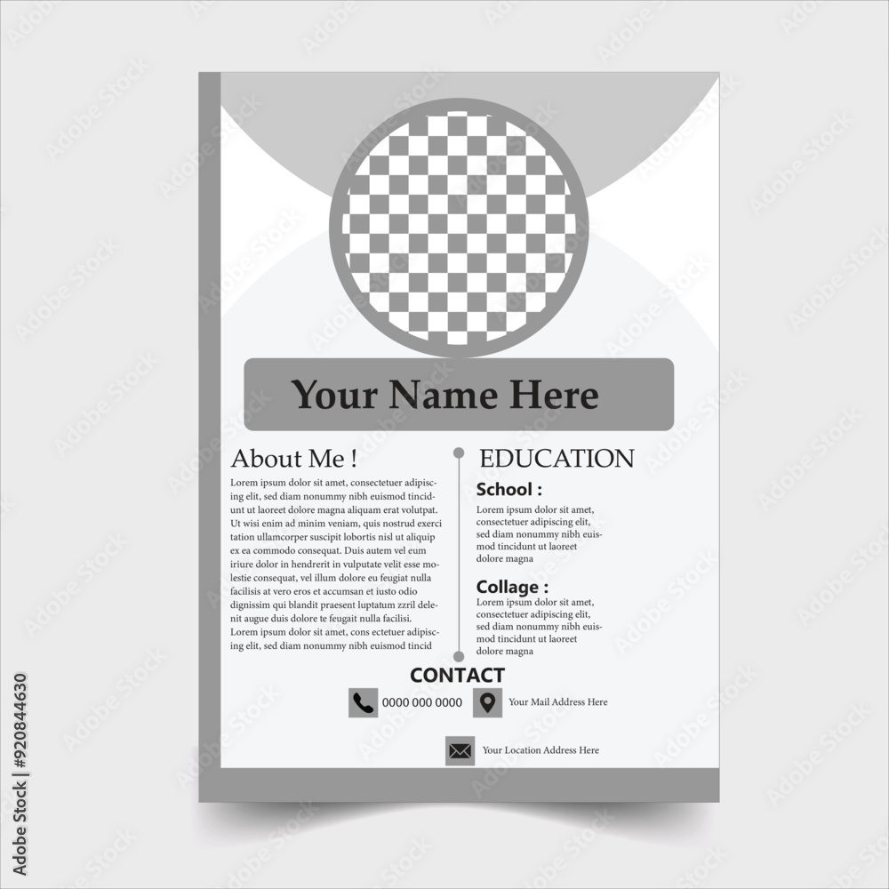Print ,CV Resume Templates Examples Docx Word Free ,CV Format , CV ...