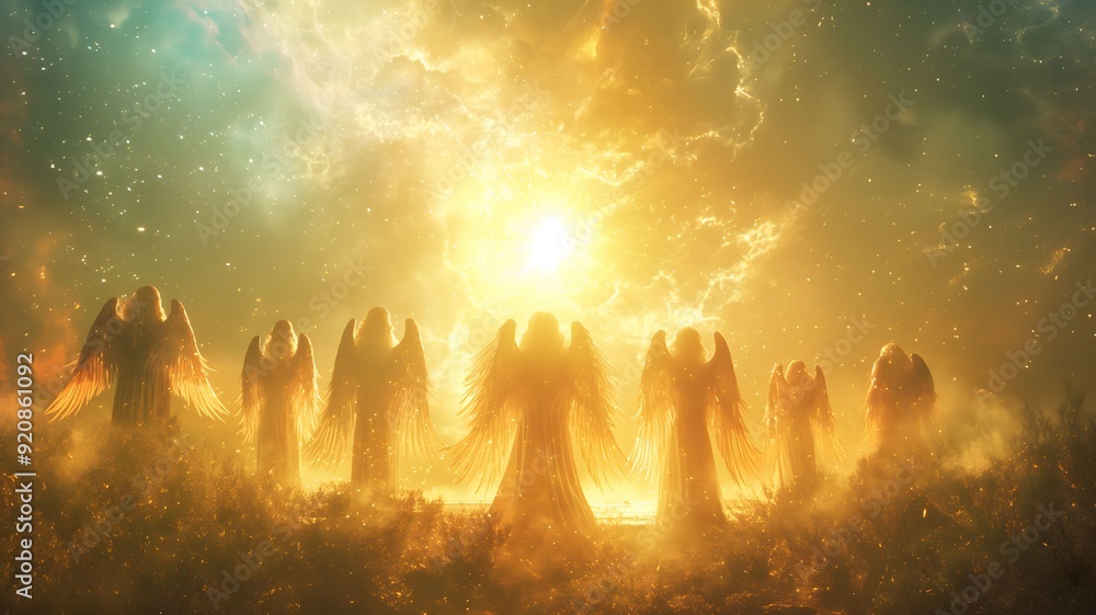 Seven Angels Stand Before God and They Are Given Seven Trumpets ...